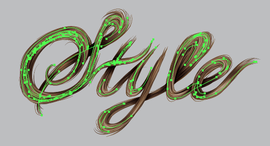 Create a Stylish, Vector Hair Typography Illustration ...