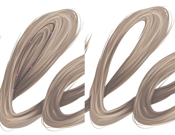 Create a Stylish, Vector Hair Typography Illustration ...