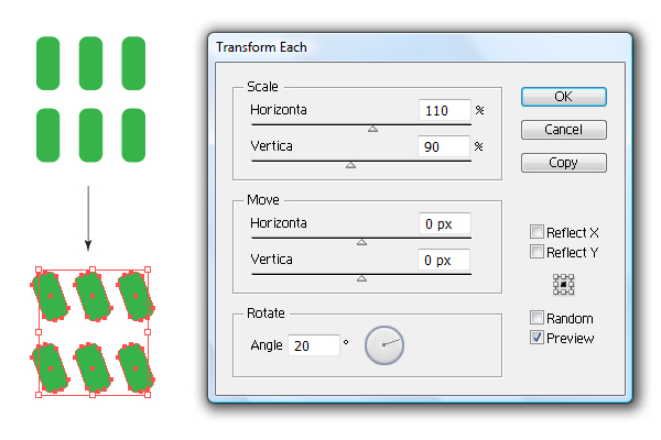 Todo sobre la transformación en Adobe Illustrator