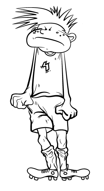 Cómo crear un personaje de caricatura con trazos expresivos